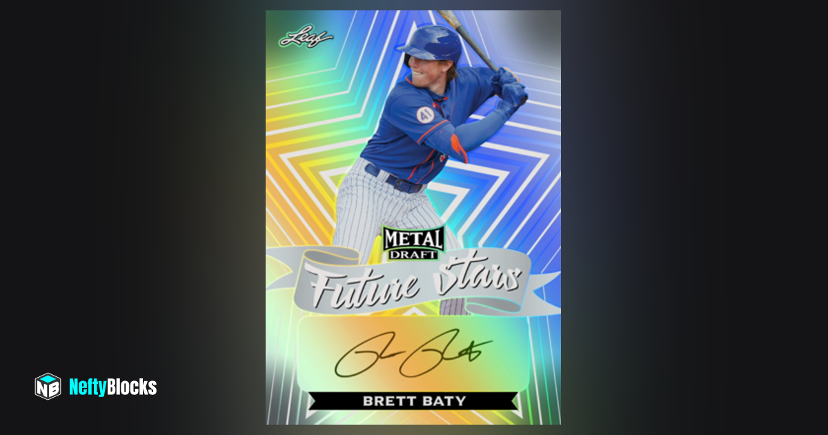 Brett Baty #47 | NeftyBlocks | The #1 Trade to Earn NFT Marketplace on WAX