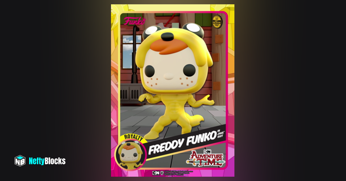 Freddy Funko in Jake Suit Royalty | NeftyBlocks | The #1 Trade to Earn ...
