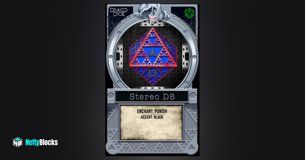 Stereo D8 | NeftyBlocks | The #1 Trade to Earn NFT Marketplace on WAX
