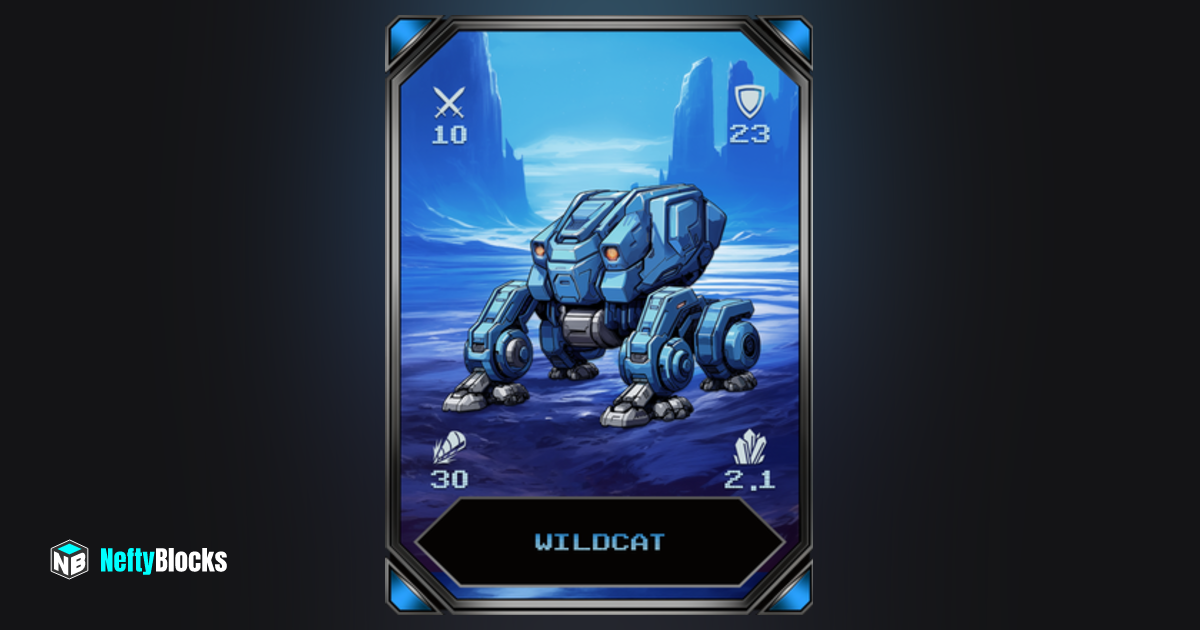 Wildcat | NeftyBlocks | The #1 Trade to Earn NFT Marketplace on WAX