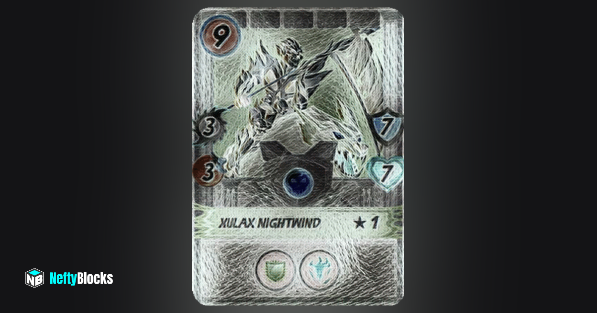 XULAX NIGHTWIND | NeftyBlocks | The #1 Trade to Earn NFT Marketplace on WAX