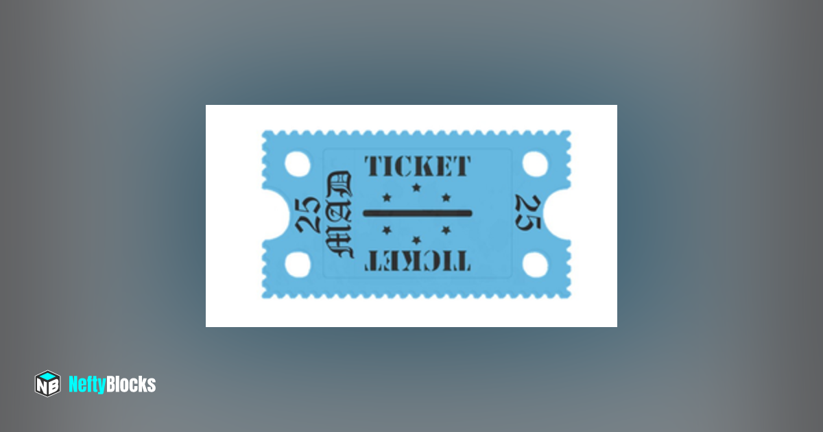 25 point Prize Ticket for Blend #158 | NeftyBlocks | The #1 Trade to ...