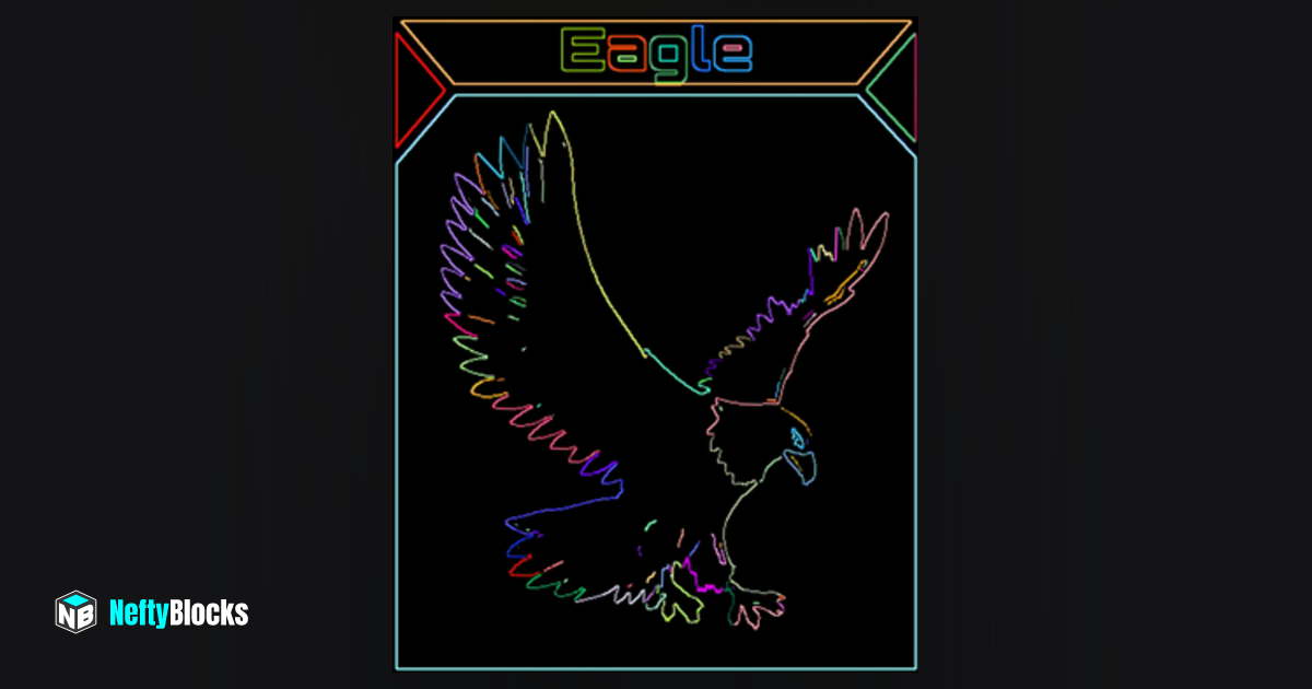 Eagle #45 | NeftyBlocks | The #1 Trade to Earn NFT Marketplace on WAX