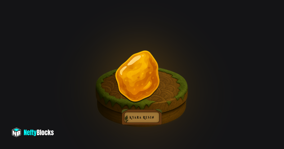 Kyara Resin #1827 | NeftyBlocks | The #1 Trade to Earn NFT Marketplace ...