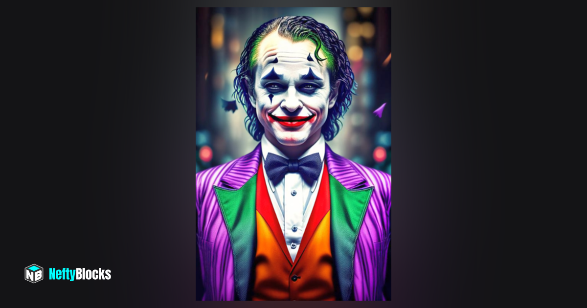 Villains - Joker 04 | NeftyBlocks | The #1 Trade to Earn NFT ...