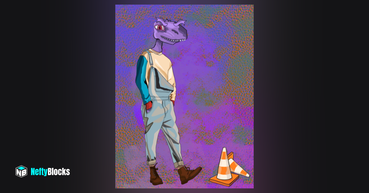 Dino in Style #20 | NeftyBlocks | The #1 Trade to Earn NFT Marketplace ...