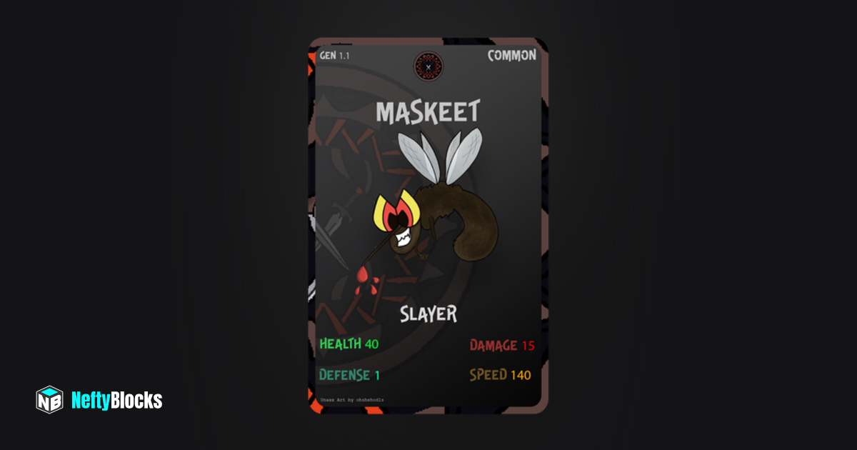 Maskeet #2699 | NeftyBlocks | The #1 Trade to Earn NFT Marketplace on WAX