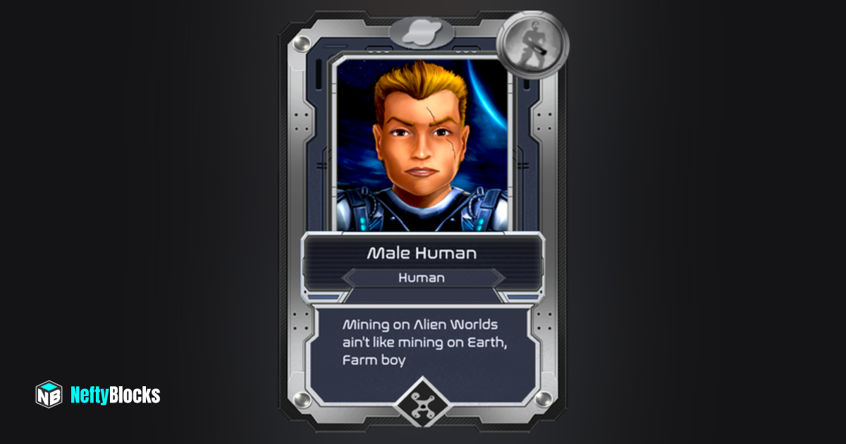 Male Human #3061186 | NeftyBlocks | The #1 Trade to Earn NFT ...