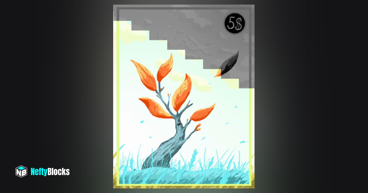 Sprout 5$ #865 | NeftyBlocks | The #1 Trade to Earn NFT Marketplace on WAX