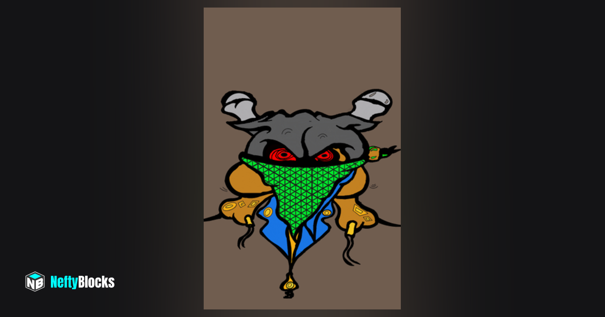 bandanna hip-hop dog | NeftyBlocks | The #1 Trade to Earn NFT ...