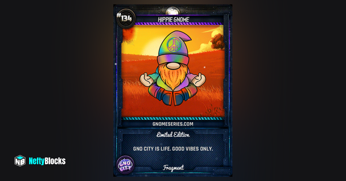 Hippie Gnome | Fragment | NeftyBlocks | The #1 Trade to Earn NFT ...