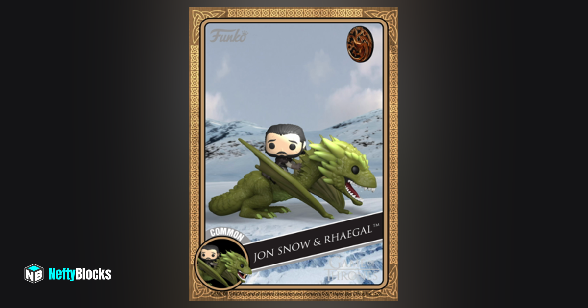 Jon Snow & Rhaegal #2817 | NeftyBlocks | The #1 Trade to Earn NFT ...