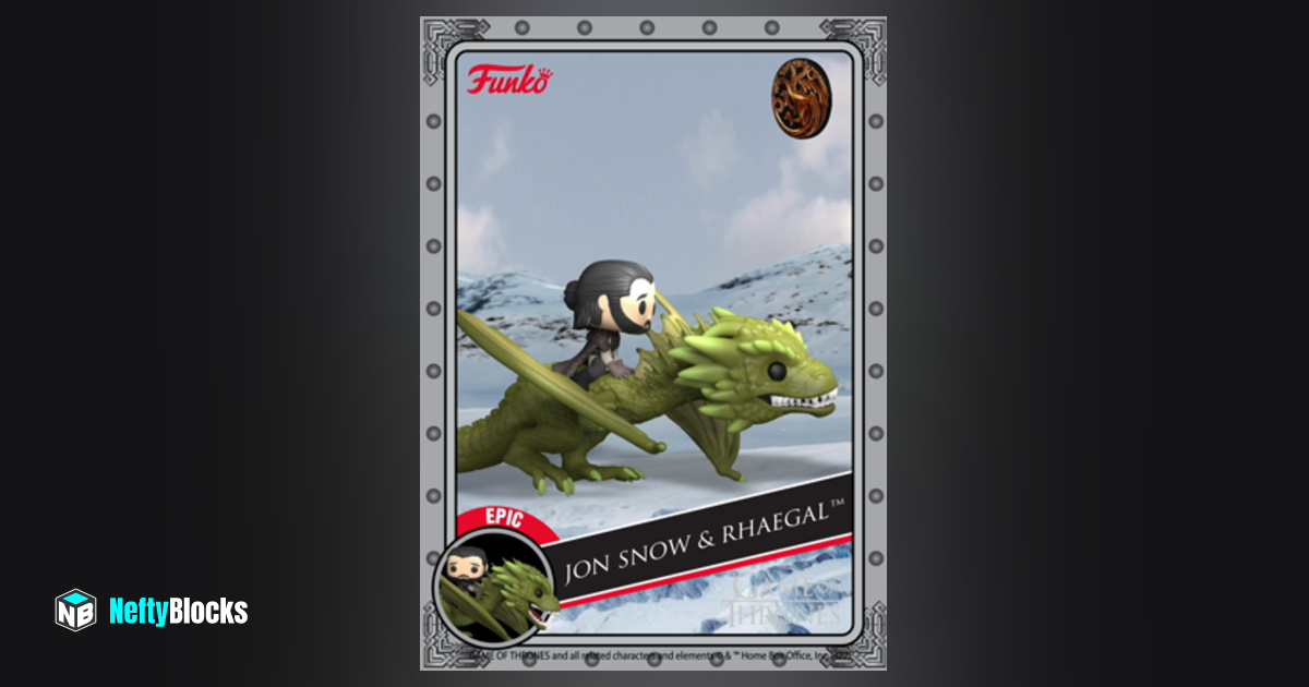 Jon Snow & Rhaegal #667 | NeftyBlocks | The #1 Trade to Earn NFT ...