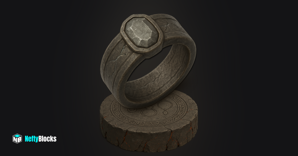 Stonebound Ring #1412 | NeftyBlocks | The #1 Trade to Earn NFT Marketplace on WAX