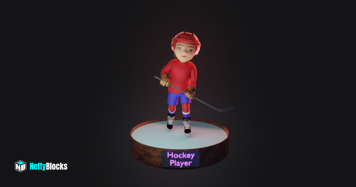 Hockey Player #15 | NeftyBlocks | The #1 Trade to Earn NFT Marketplace ...