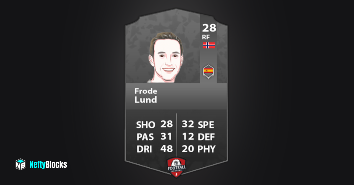 Frode Lund #58 | NeftyBlocks | The #1 Trade to Earn NFT Marketplace on WAX