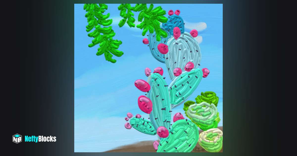 California Window Scene: Cactus Layer | NeftyBlocks | The #1 Trade to ...