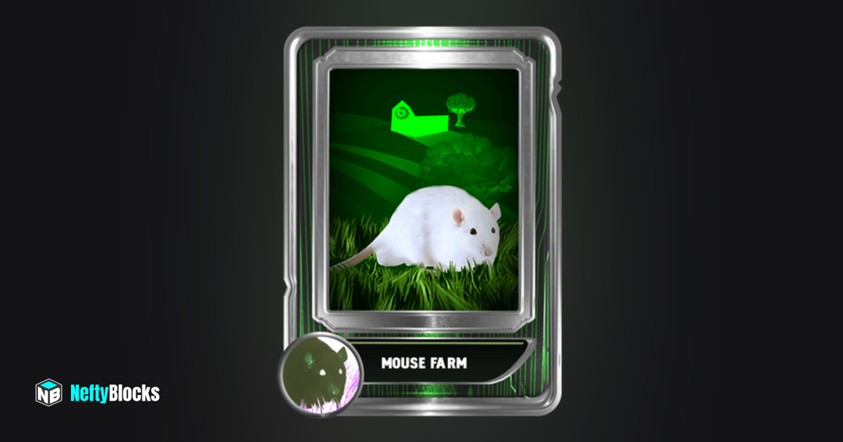 Mouse Farm #84 | NeftyBlocks | The #1 Trade to Earn NFT Marketplace on WAX