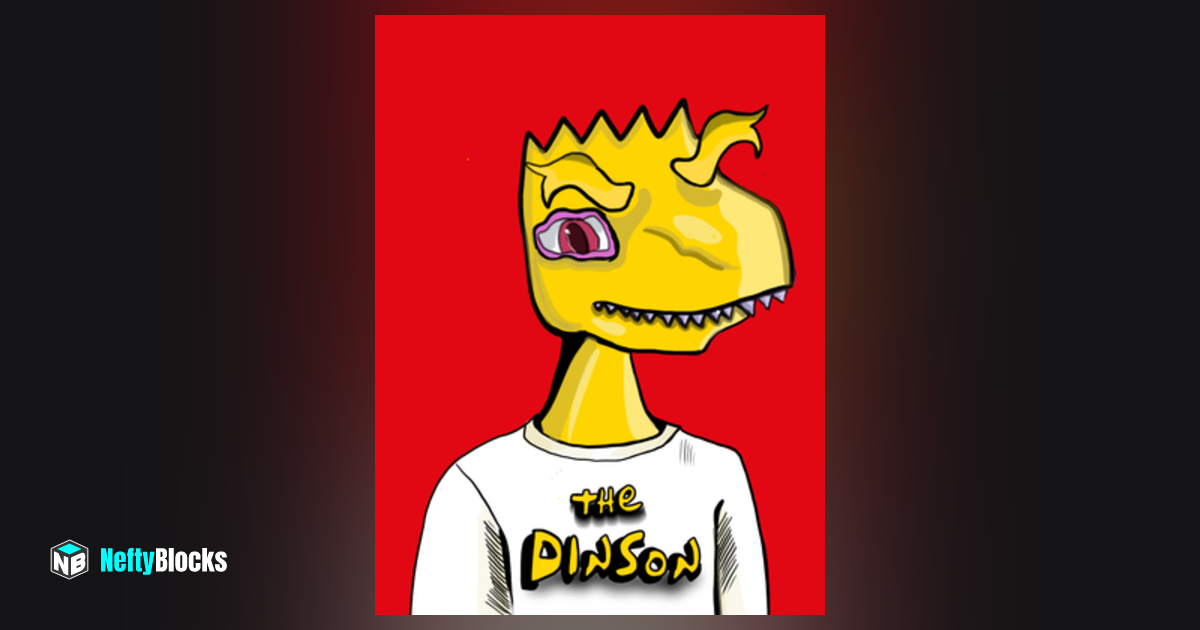 The DinSon #164 | NeftyBlocks | The #1 Trade to Earn NFT Marketplace on WAX