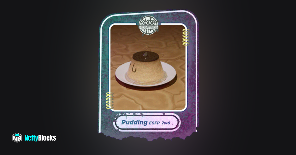 Pudding ESFP 7w6 #27 | NeftyBlocks | The #1 Trade to Earn NFT ...