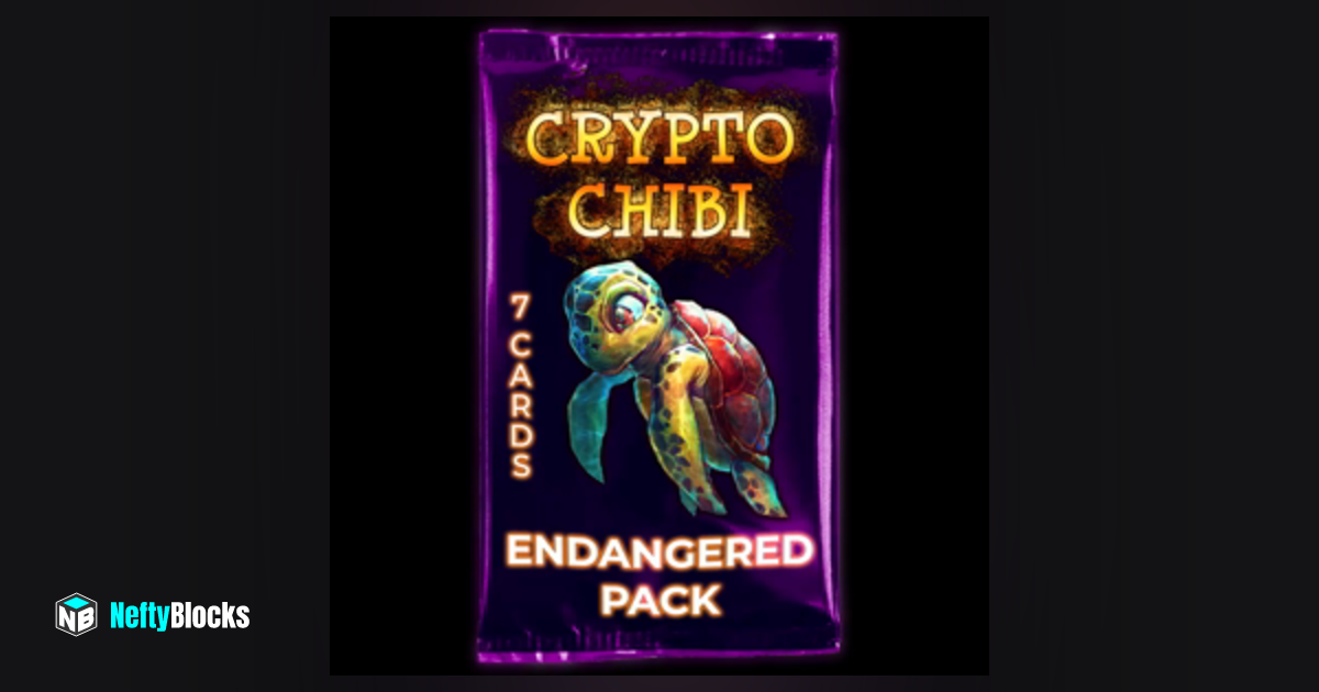 Booster Endangered Pack #70 | NeftyBlocks | The #1 Trade to Earn NFT ...