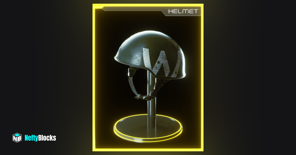Helmet #188 | NeftyBlocks | The #1 Trade to Earn NFT Marketplace on WAX