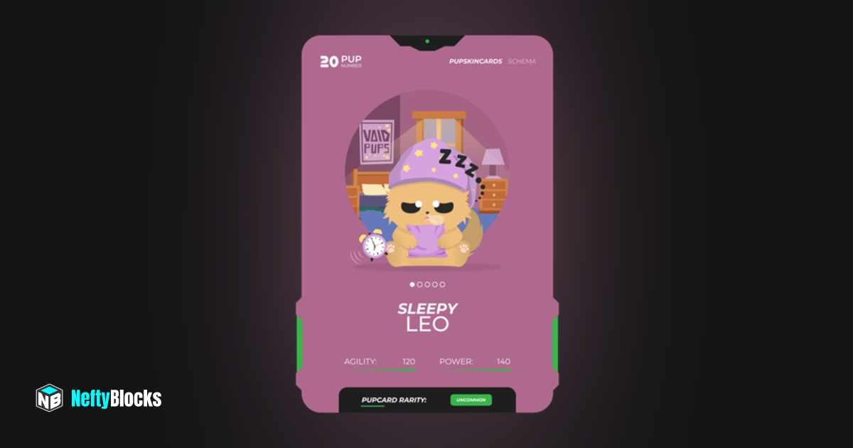 Sleepy Leo #84 | NeftyBlocks | The #1 Trade to Earn NFT Marketplace on WAX