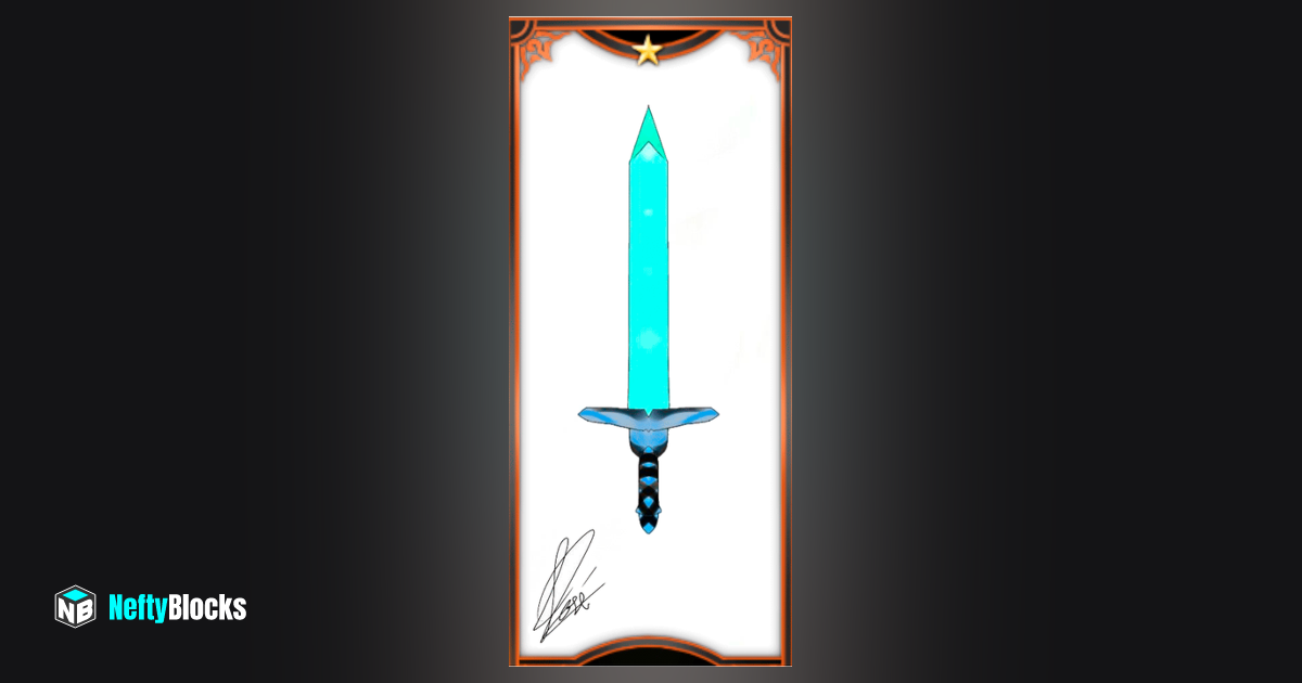 Lightning blizzard sword- NFT - C - | NeftyBlocks | The #1 Trade to ...