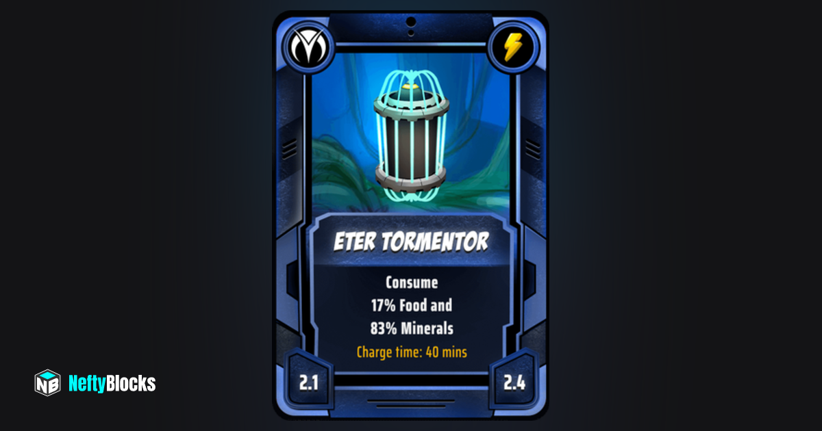 Eter Tormentor #560 | NeftyBlocks | The #1 Trade to Earn NFT ...