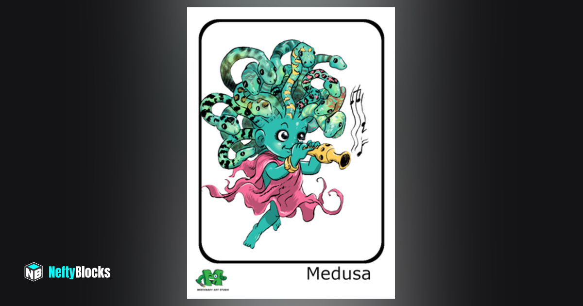Medusa #72 | NeftyBlocks | The #1 Trade to Earn NFT Marketplace on WAX