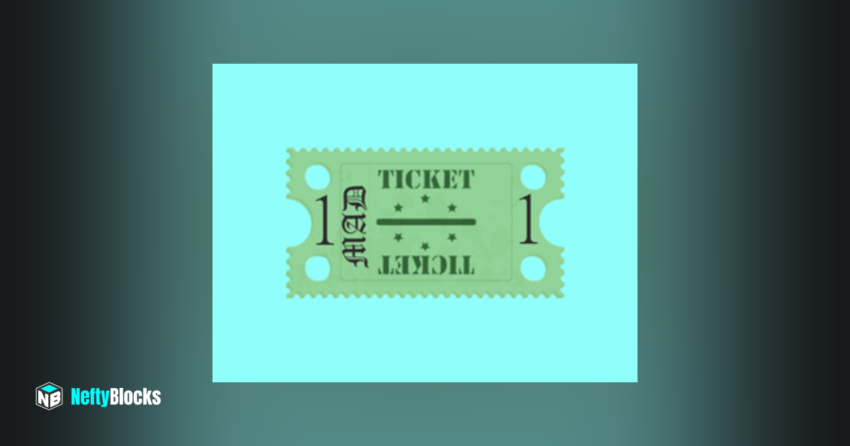 Prize Ticket for blend | NeftyBlocks | The #1 Trade to Earn NFT ...