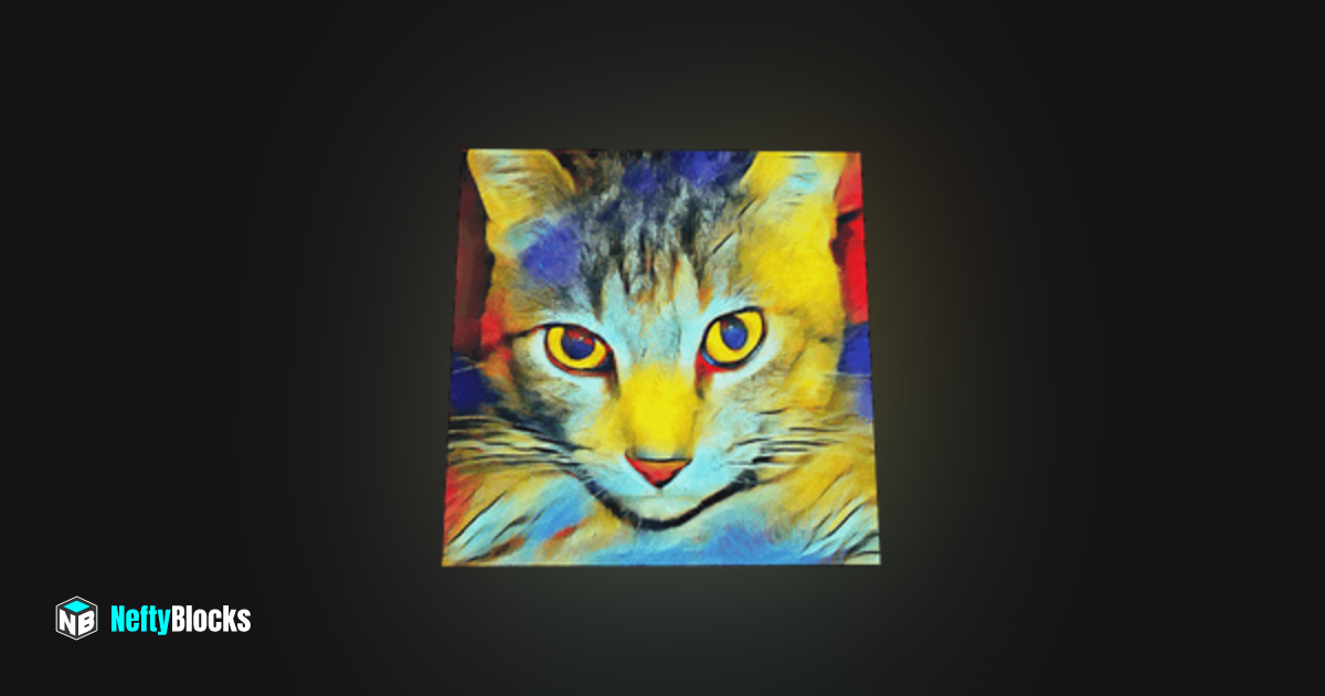 Colombian Cat #2 | NeftyBlocks | The #1 Trade to Earn NFT Marketplace on WAX
