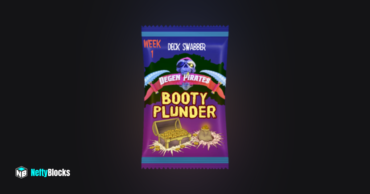 Deck Swabber Booty Plunder Pack | NeftyBlocks | The #1 Trade to Earn ...