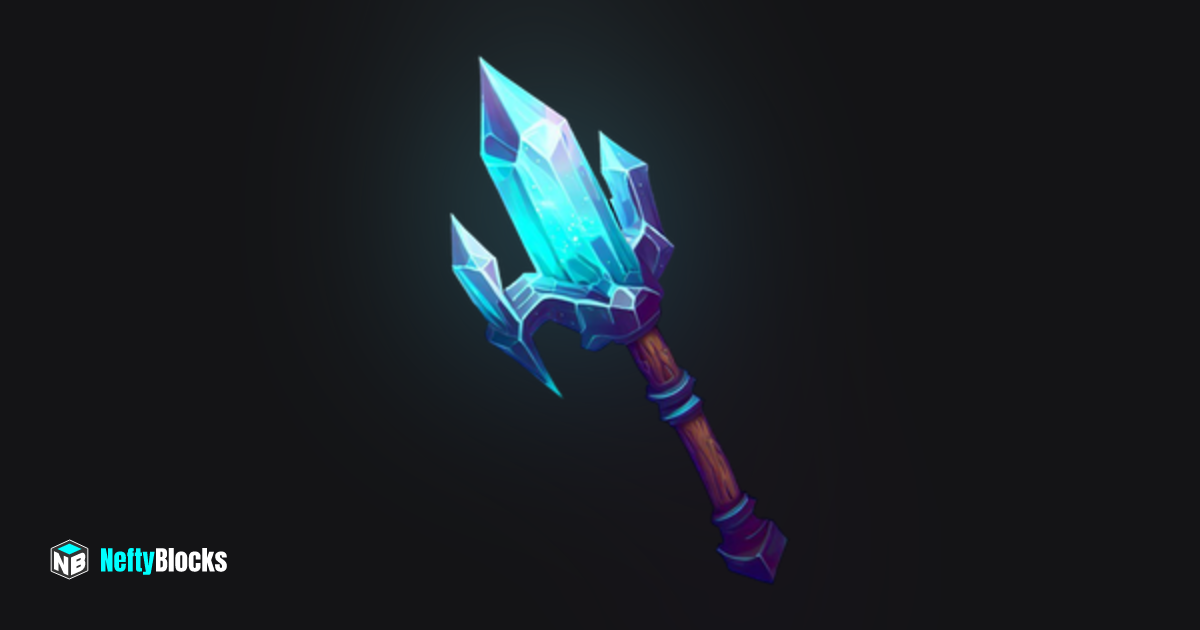 Crystal Pickaxe #15 | NeftyBlocks | The #1 Trade to Earn NFT ...