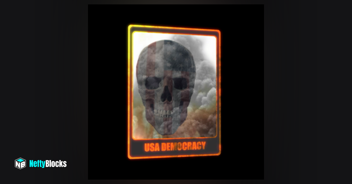 USA Democracy Cards 3D #32 | NeftyBlocks | The #1 Trade to Earn NFT ...