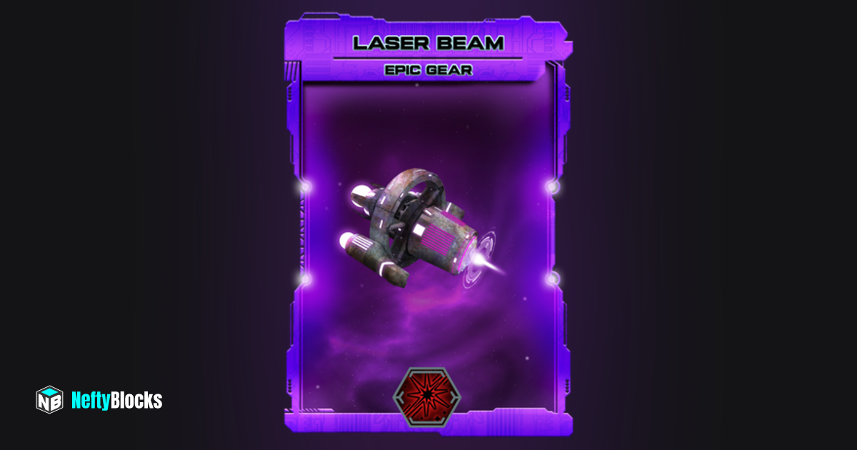 Laser Beam #29 | NeftyBlocks | The #1 Trade to Earn NFT Marketplace on WAX