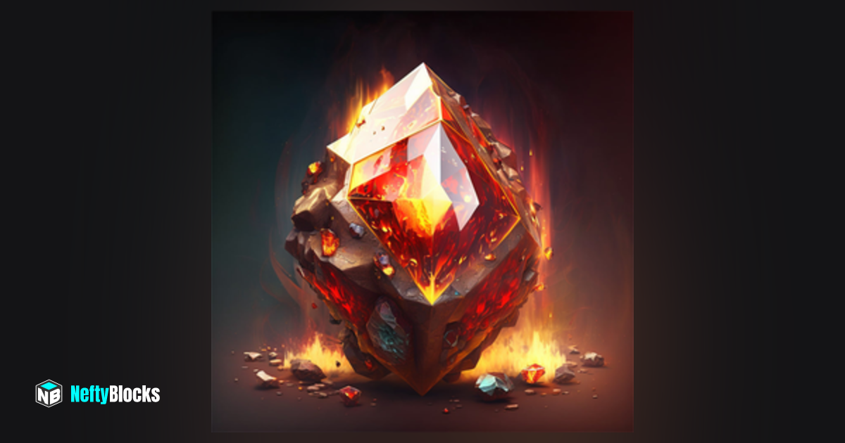 Fire mana #712 | NeftyBlocks | The #1 Trade to Earn NFT Marketplace on WAX