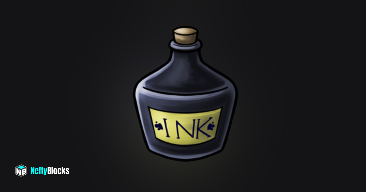 Bottle of Ink #128 | NeftyBlocks | The #1 Trade to Earn NFT Marketplace ...
