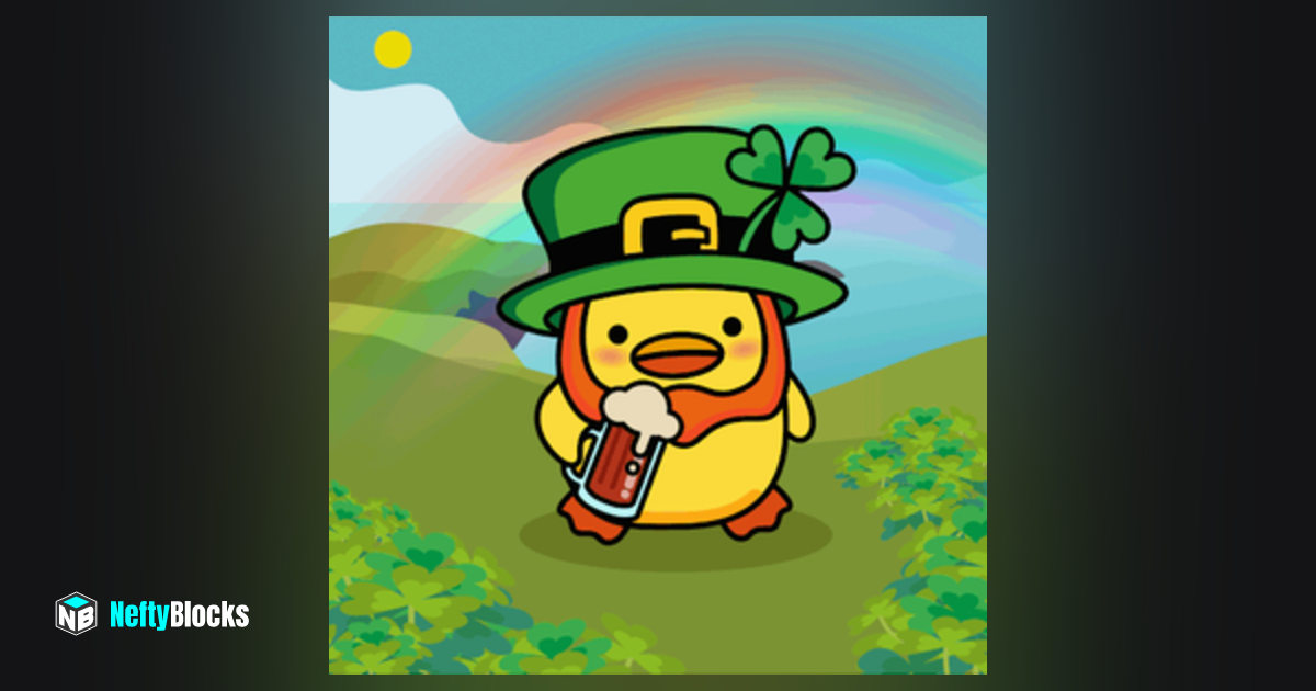 St. Paddy Quack #1 | NeftyBlocks | The #1 Trade to Earn NFT Marketplace on WAX