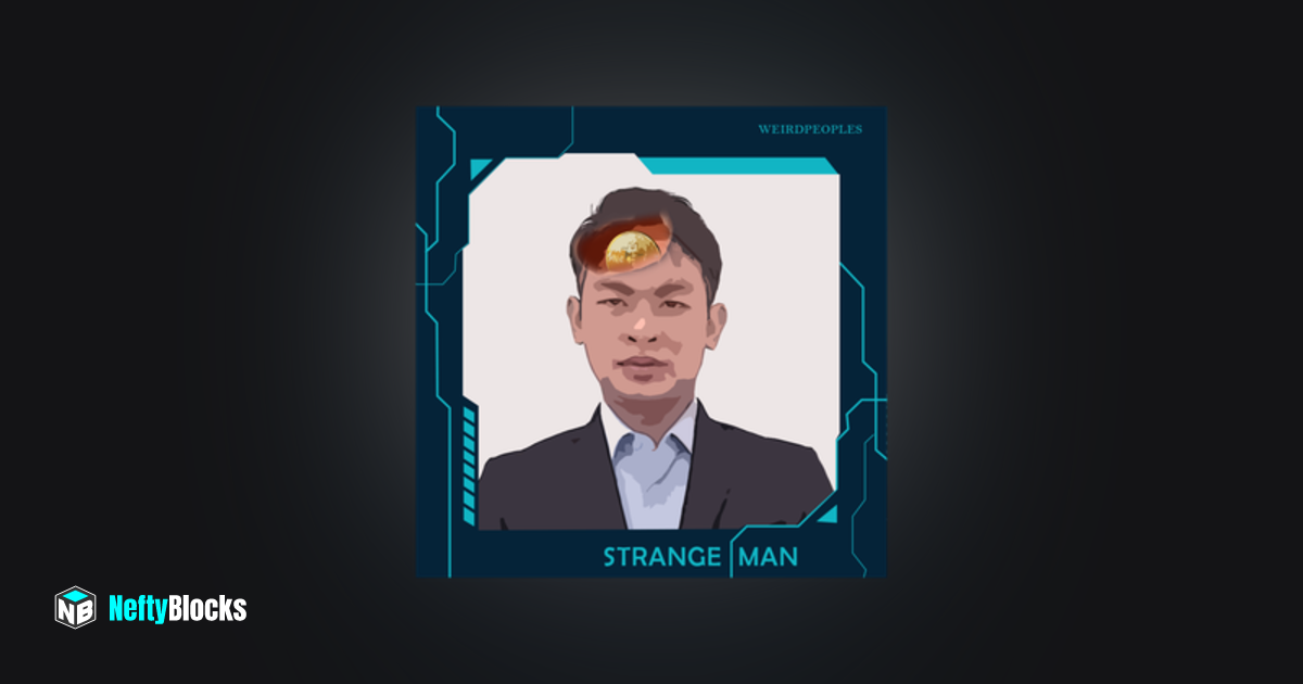 Strange Man #172 | NeftyBlocks | The #1 Trade to Earn NFT Marketplace on WAX