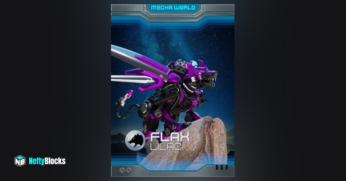 Flax Lilac #9 | NeftyBlocks | The #1 Trade to Earn NFT Marketplace on WAX