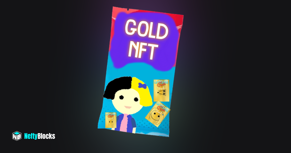 GOLD NFT CHEAP FOR ANNIVERSARY #294 | NeftyBlocks | The #1 Trade to ...