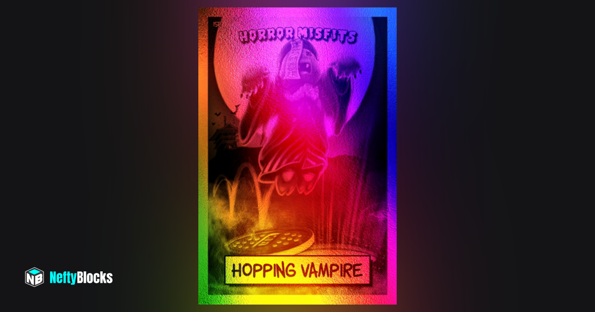 Hopping Vampire | NeftyBlocks | The #1 Trade to Earn NFT Marketplace on WAX