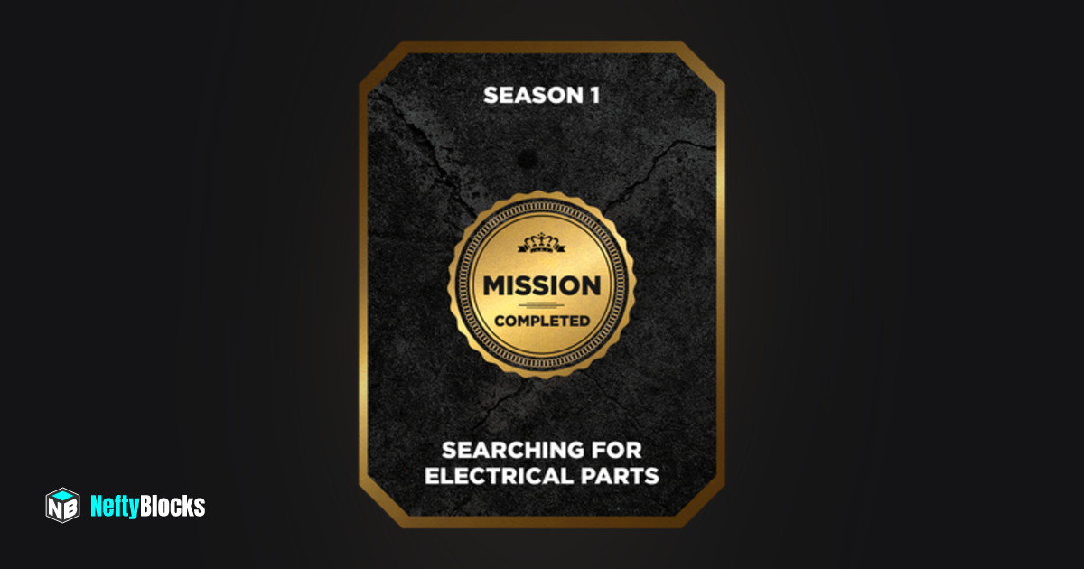 Searching for Electrical Parts - Token #180 | NeftyBlocks | The #1 ...