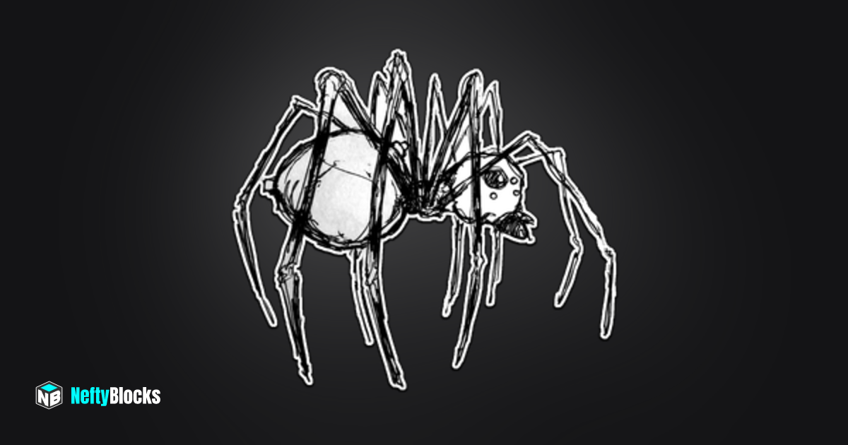 Sketchy Spider #2 | NeftyBlocks | The #1 Trade to Earn NFT Marketplace ...