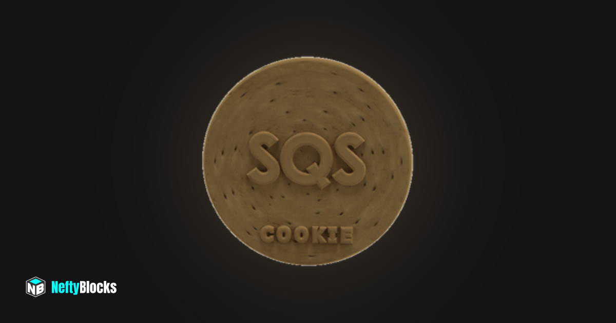 SQS COOKIE #902 | NeftyBlocks | The #1 Trade to Earn NFT Marketplace on WAX