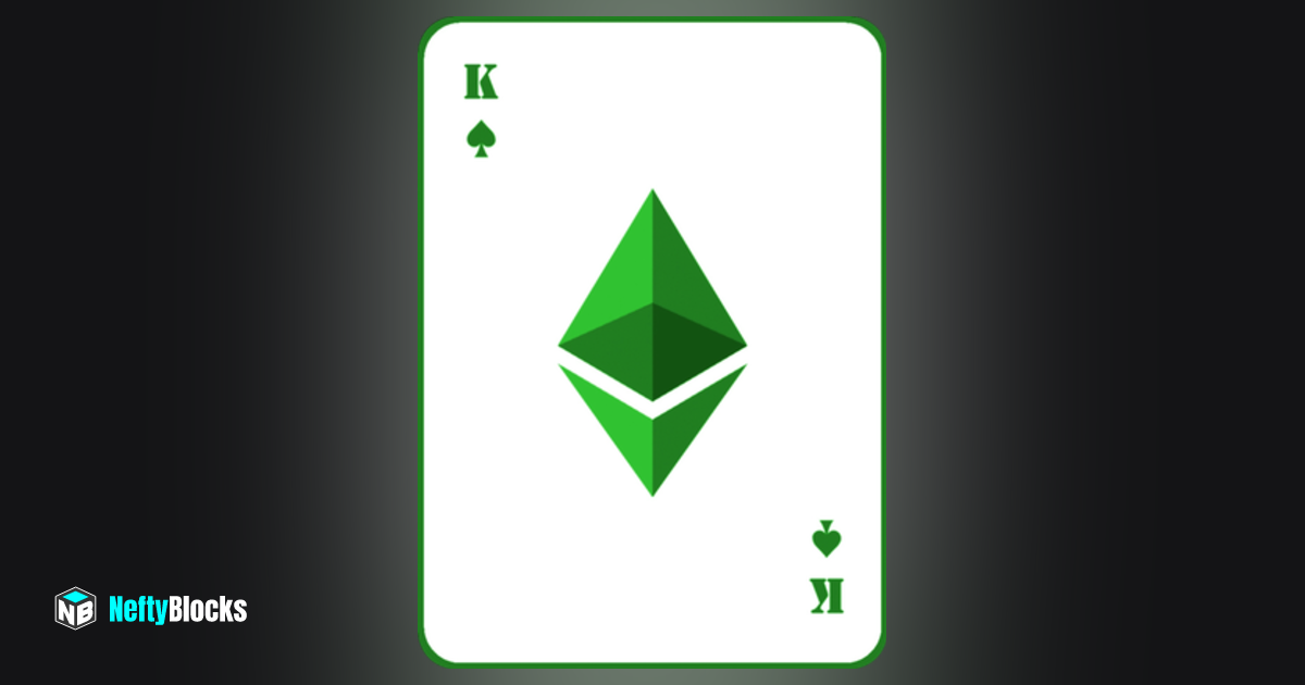 Ethereum King Dark Green | NeftyBlocks | The #1 Trade to Earn NFT ...