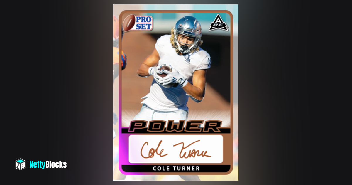 Cole Turner #84 | NeftyBlocks | The #1 Trade to Earn NFT Marketplace on WAX