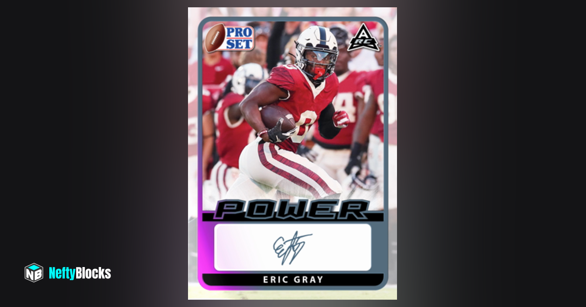 Eric Gray #39 | NeftyBlocks | The #1 Trade to Earn NFT Marketplace on WAX