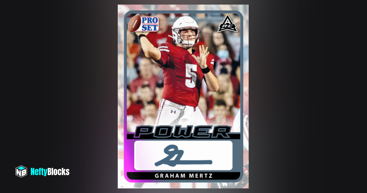 Graham Mertz #32 | NeftyBlocks | The #1 Trade to Earn NFT Marketplace ...